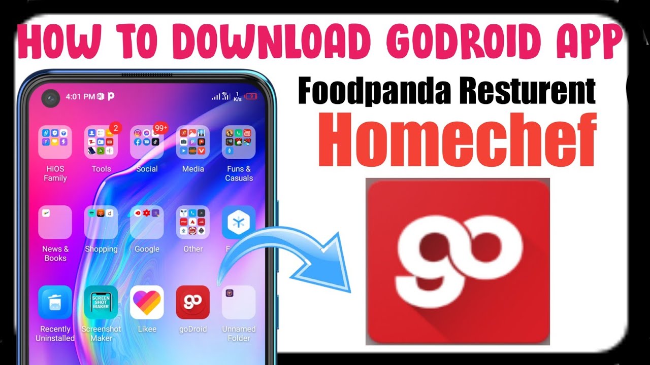 How To Download Foodpanda Godroid App - Godroid App - YouTube