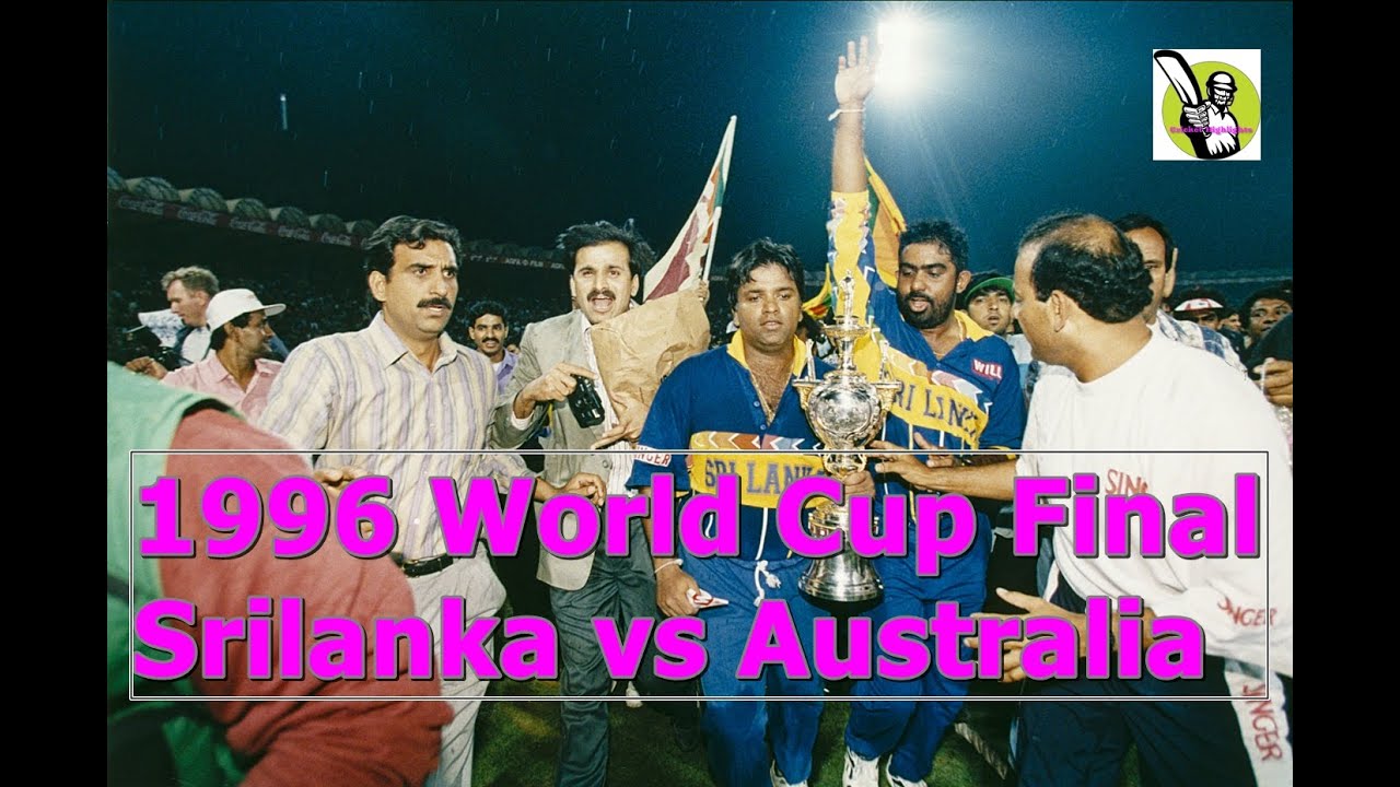 1996 World Cup final Highlights || SL vs AUS - YouTube