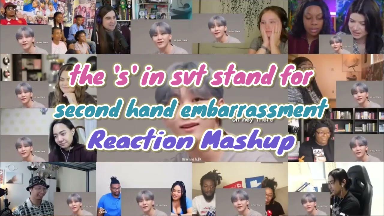 “the 's' in svt SEVENTEEN stands for second hand embarrassment ...