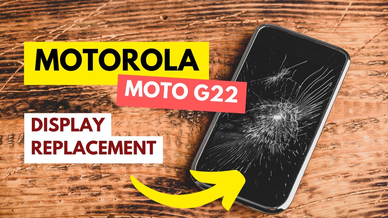 Motorola Moto G22 | Screen repair | Display replacement | Repair video ...