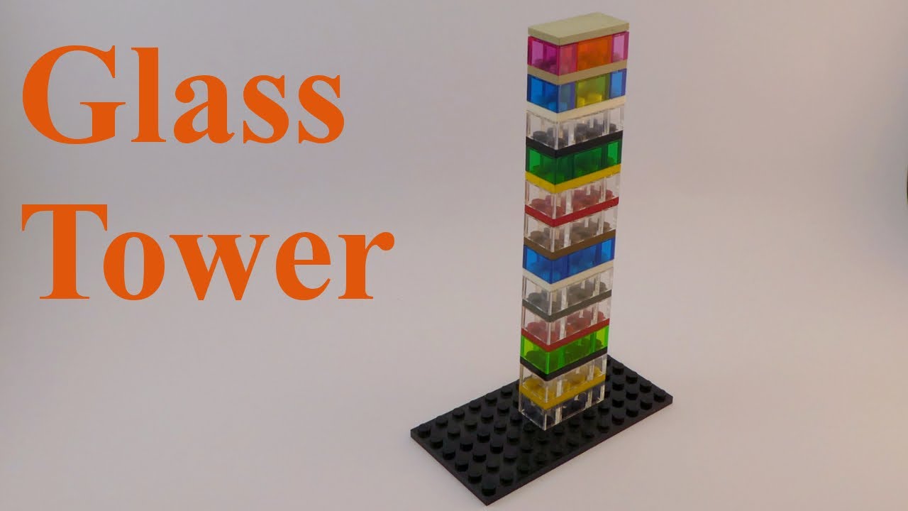 Lego Glass Tower - How to build with lego blocks (DIY and TUTORIAL ...