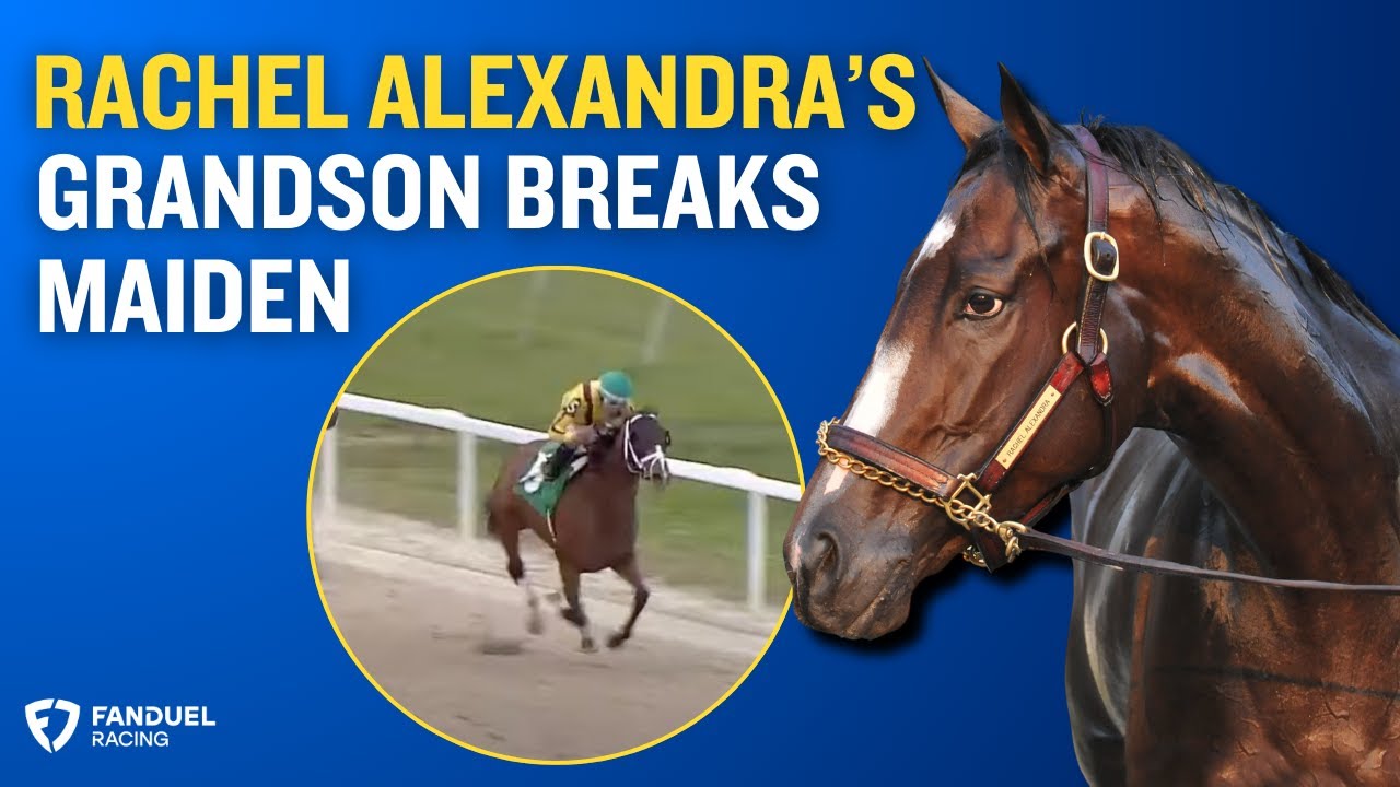 Rachel Alexandra's Grandson Breaks Maiden - YouTube