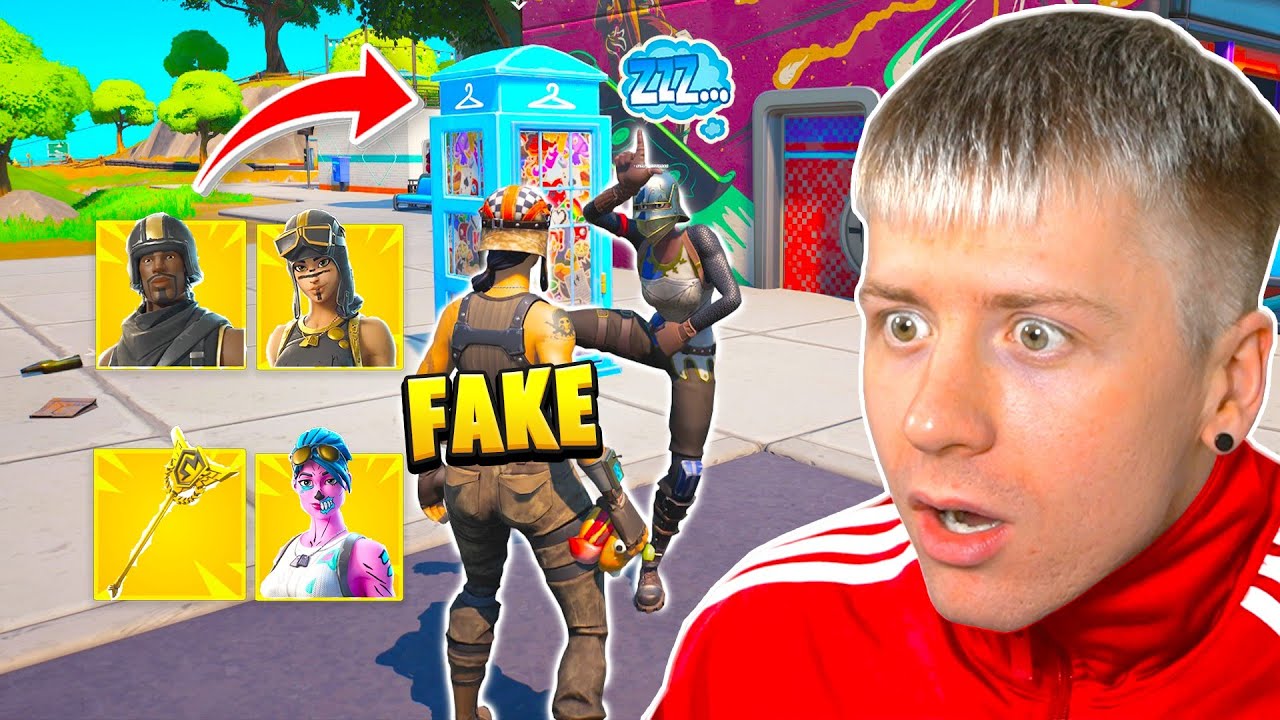 Ich gebe mich als FAKE RENEGADE RAIDER in PARTY ROYALE aus & das ...