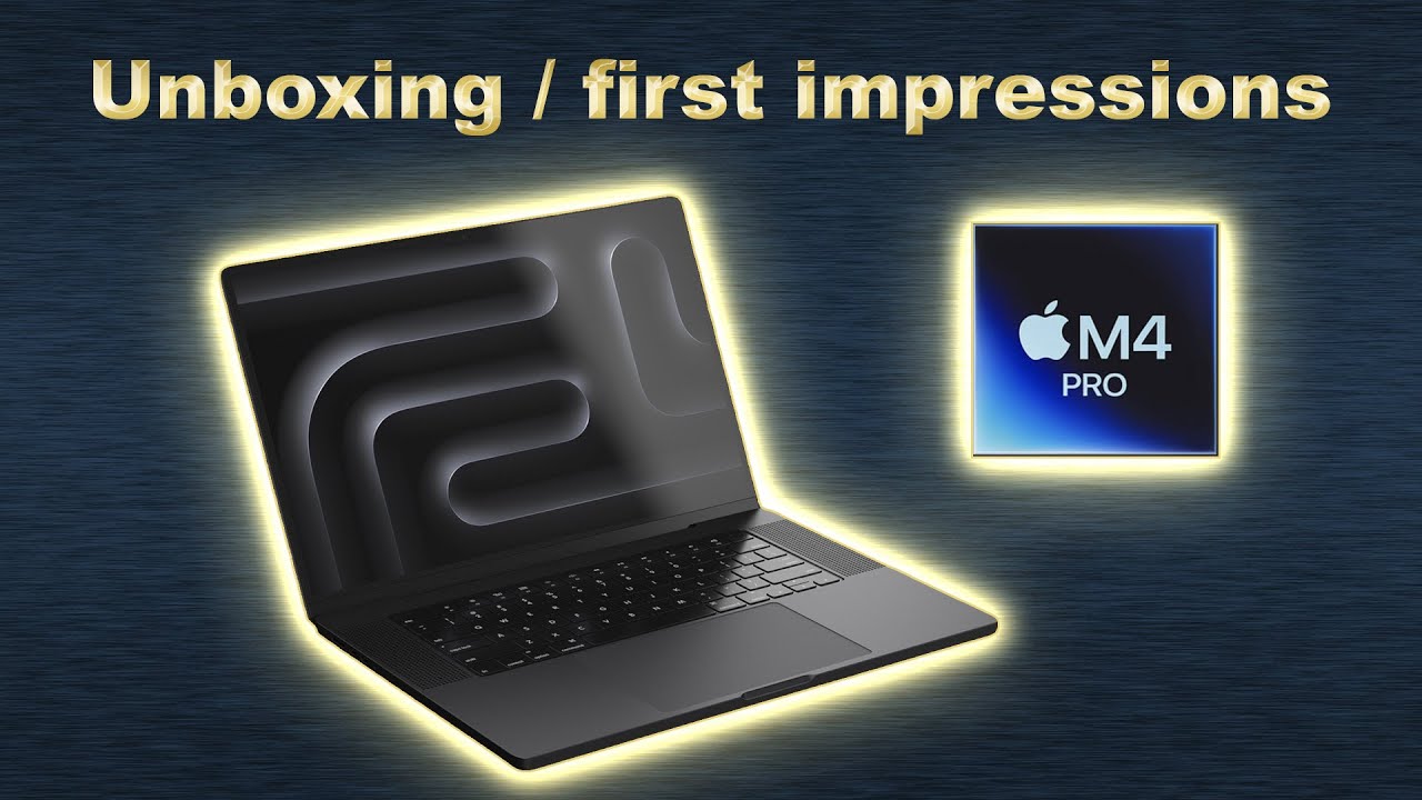 16 inch Macbook Pro M4 Pro Unboxing and first impression - YouTube