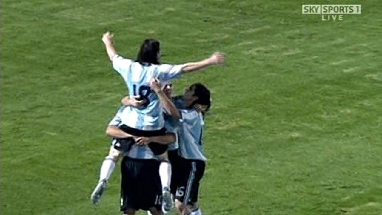 Messi Solo Goal vs Colombia (WCQ) (Away) 2007-08 English Commentary ...