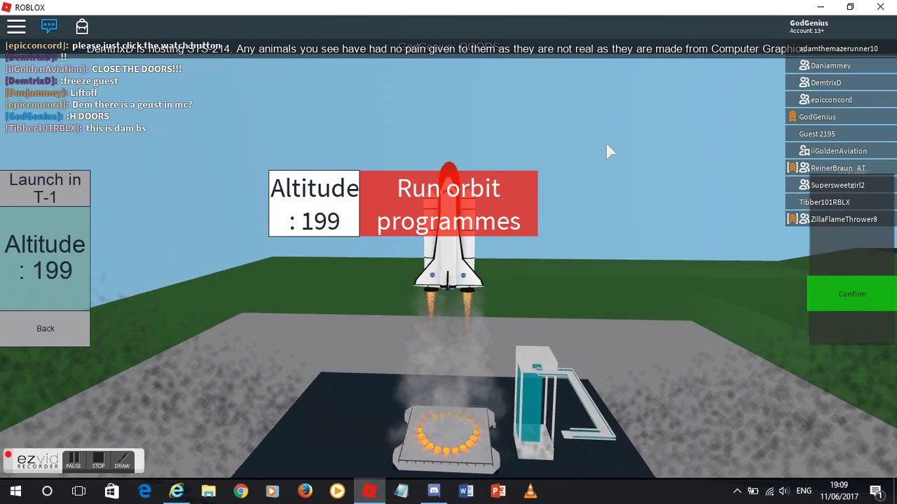 STS-214 - STS-Ambition - ROBLOX NASA Mission - YouTube