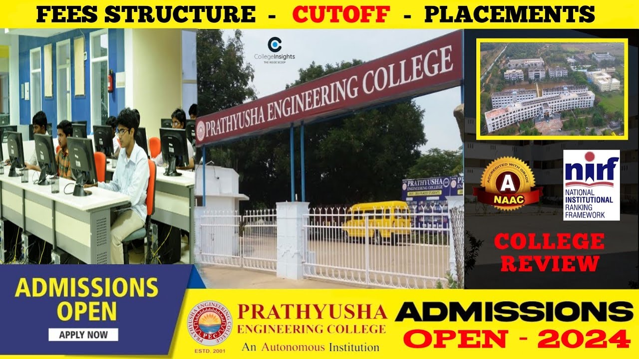 Prathyusha Engineering College 👨‍🎓 | Courses, Fees, Cutoff? | Chennai | TN College Review 2024 ...