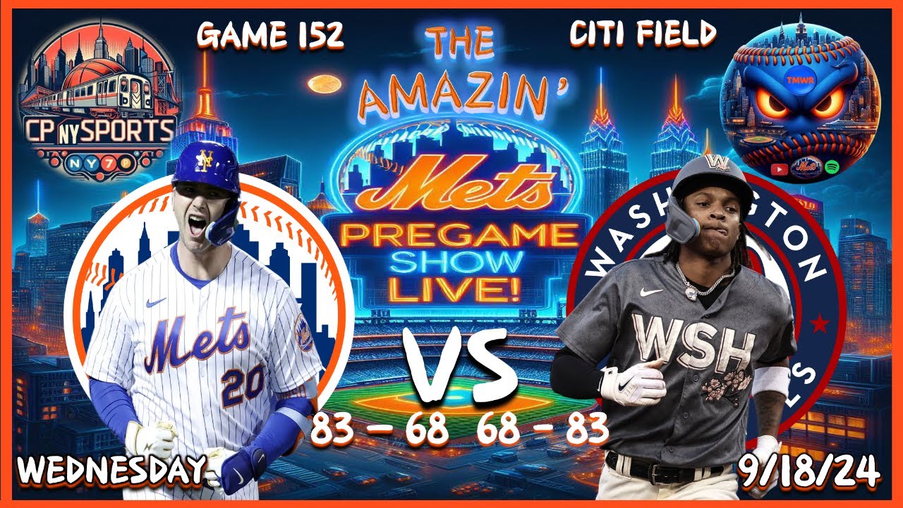 Mets PreGame Show | Mets vs Nationals | Mets Game Live | Mets Talk ...