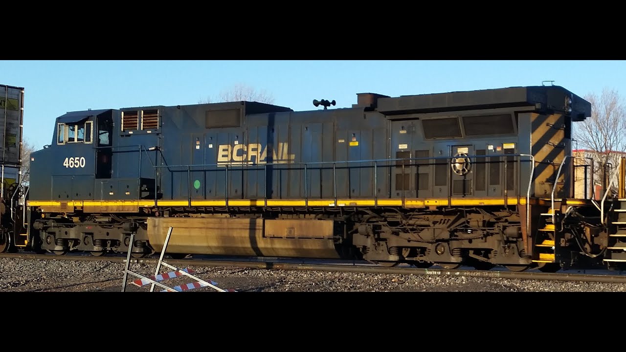 BLUE BC RAIL IN COLORADO SPRINGS! BCOL 4650! - YouTube