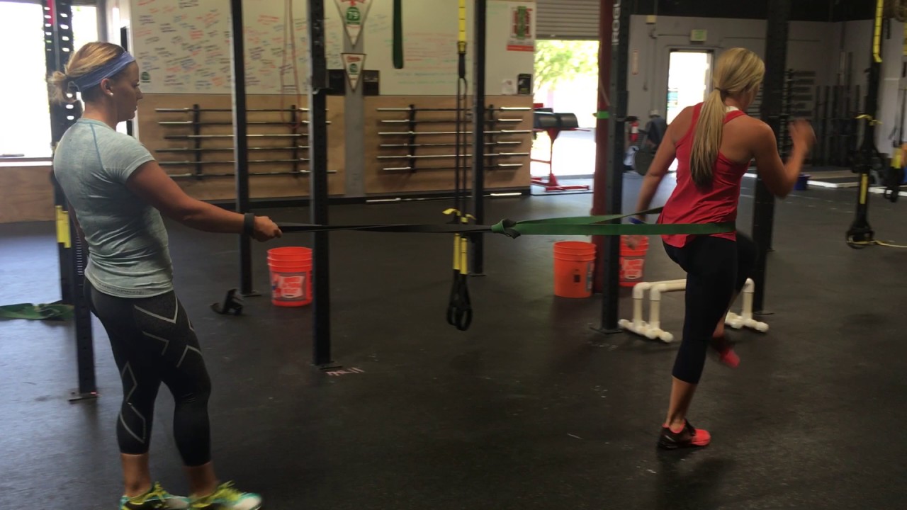 Resisted Walking Heel Raise - YouTube