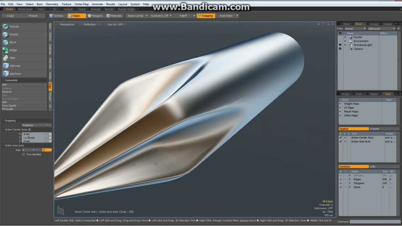 Luxology modo - Modeling a Phillips screwdriver tip - YouTube
