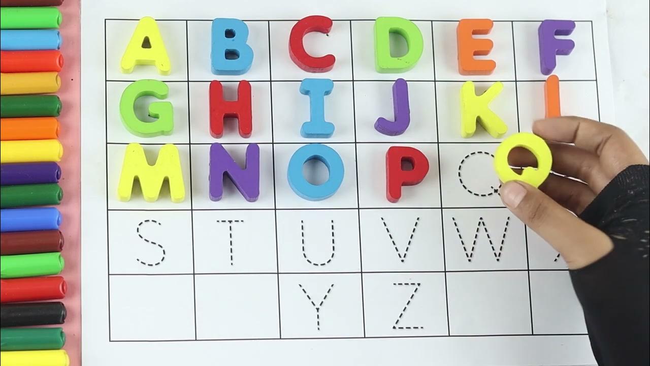 How to Write Letters for Children | ABC learning for toddlers ...
