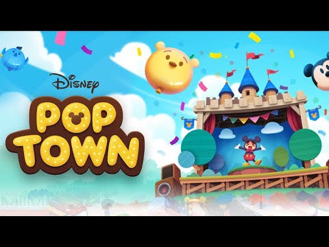 DISNEY POP TOWN Walkthrough Gameplay Part 1 - iOS | ANDROID - YouTube