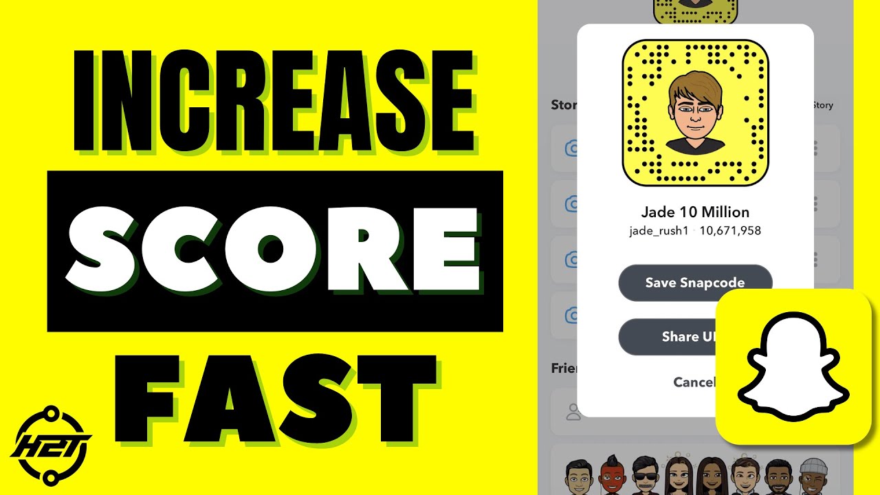 How To Increase Snapchat Score Fast | Newest Method - YouTube