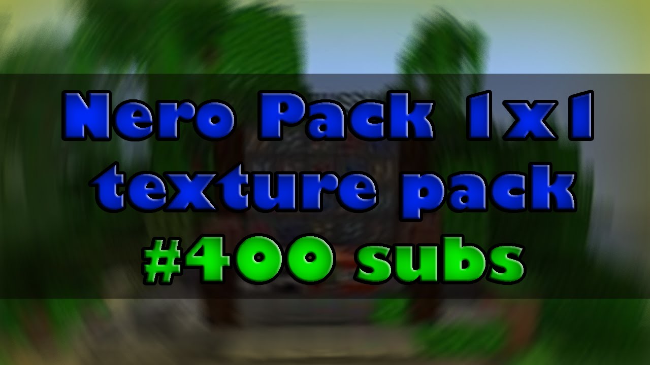 TEXTURA Nero Pack 1x1 | #400 SUBS - YouTube