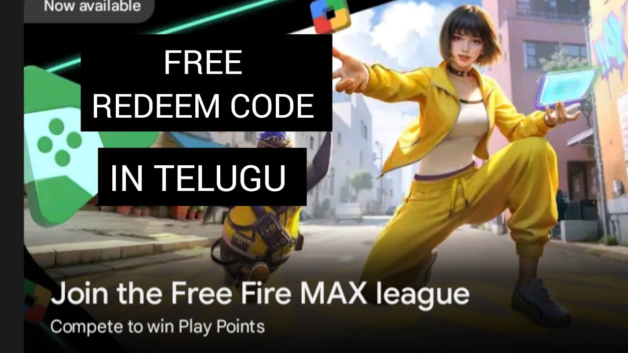 Free fire MAX giving free redeem code full video in telugu - YouTube