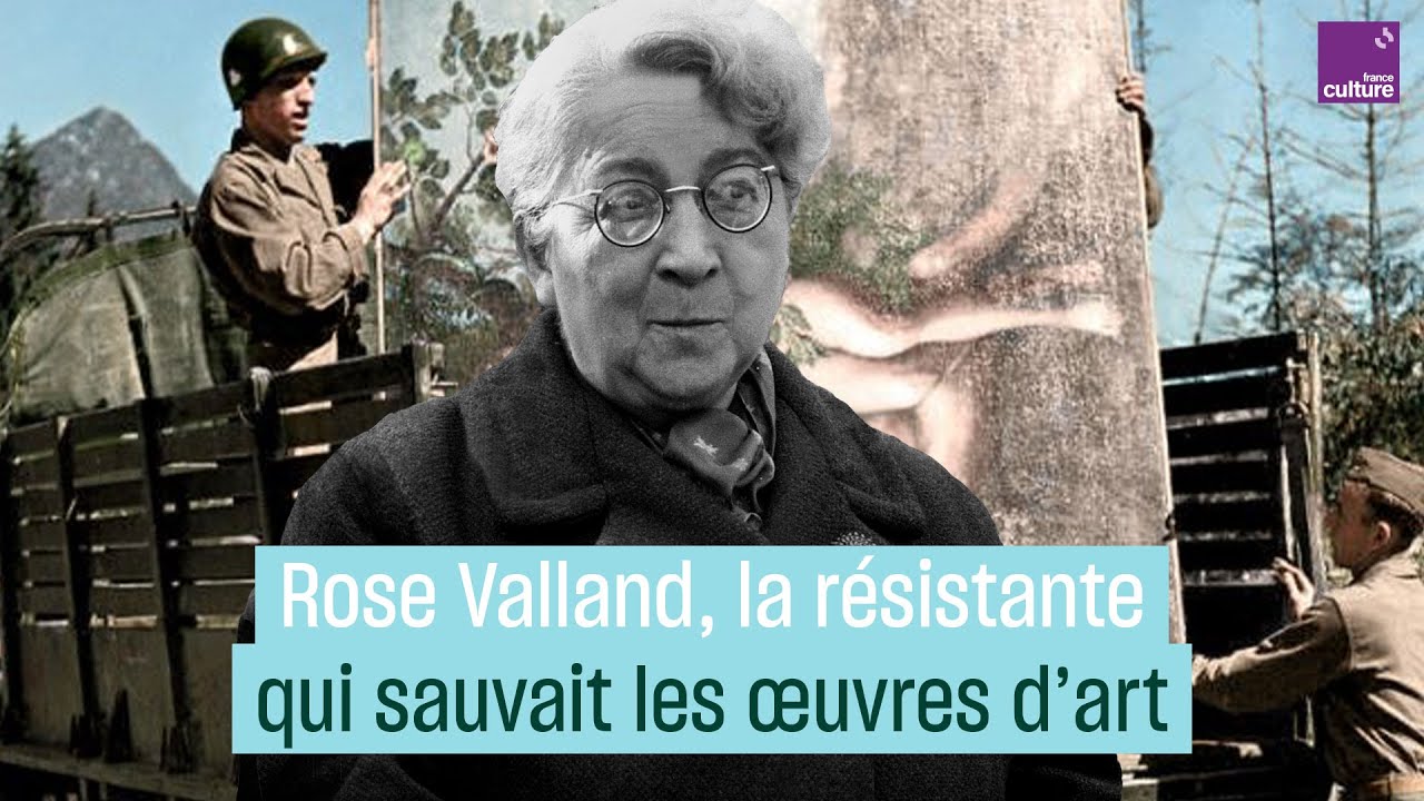 Rose Valland, la résistante qui sauvait les œuvres d'art - YouTube