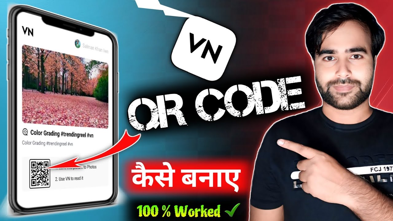 VN App Me QR Code Kaise Banaye | Step-by-Step Guide | How To Make Vn ...