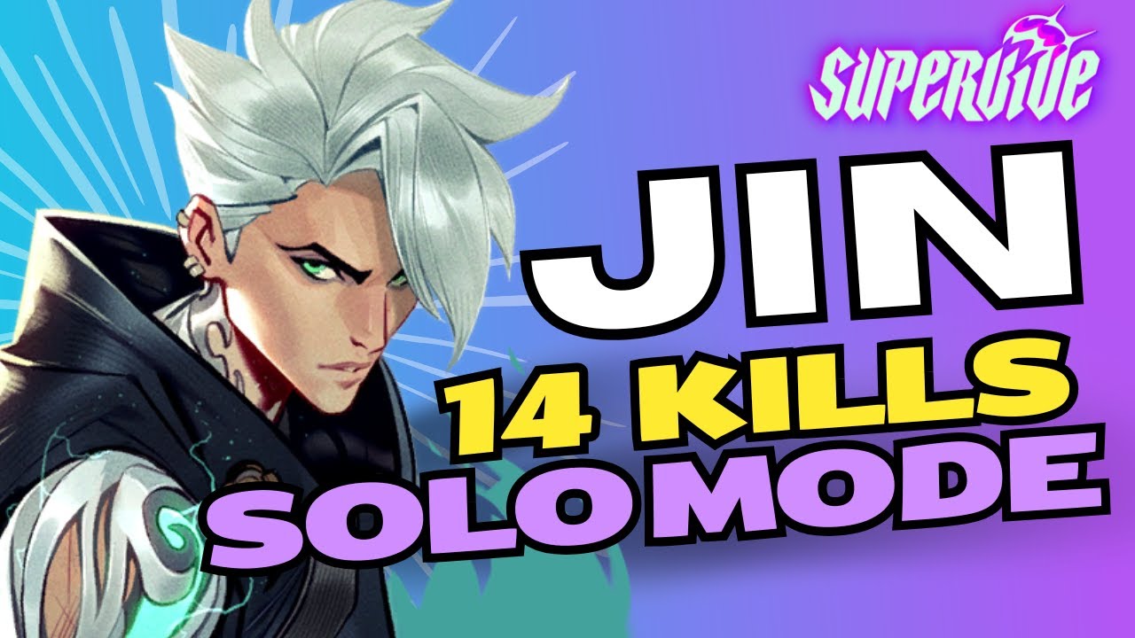 MY BEST JIN GAME IN SOLO MODE | SUPERVIVE GAMEPLAY - YouTube
