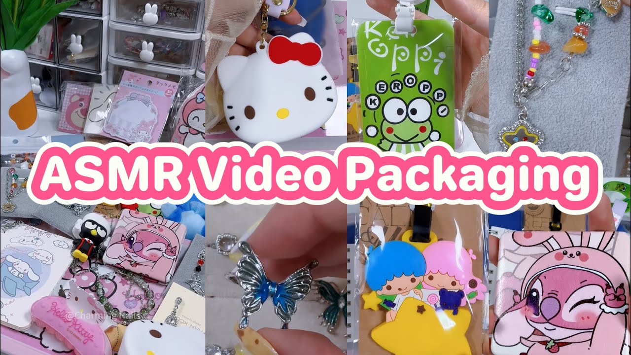 ASMR packaging Justice’s first order - YouTube