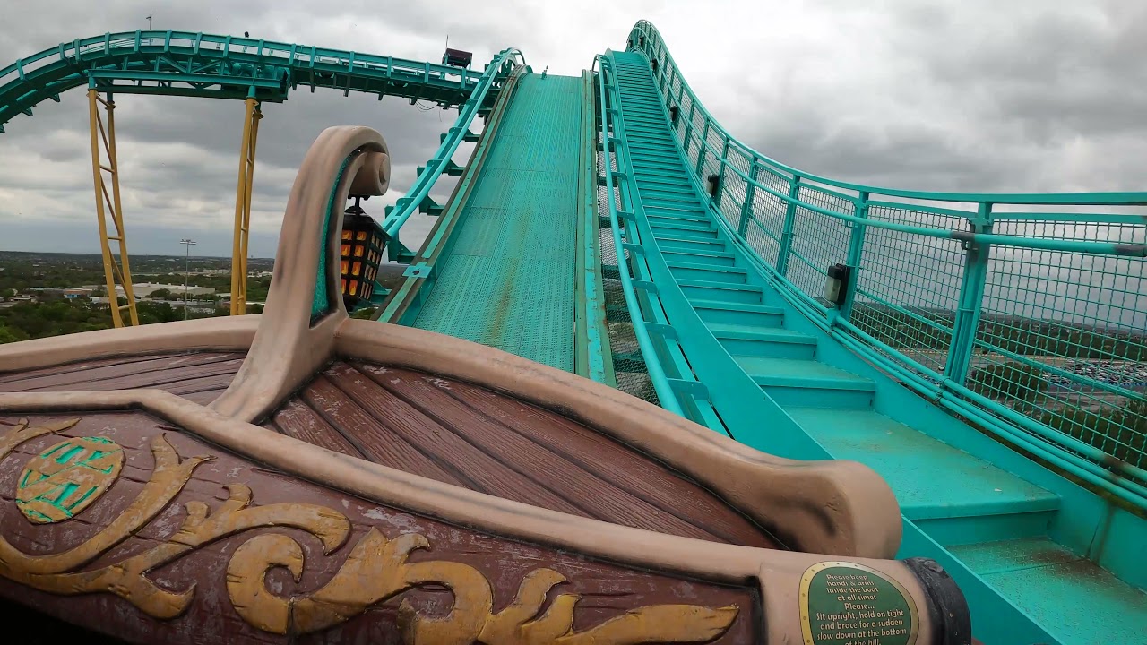 [4K] Journey to Atlantis POV at SeaWorld San Antonio - YouTube