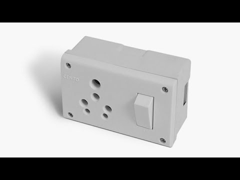 how to make 16 ampere switch socket combined - YouTube