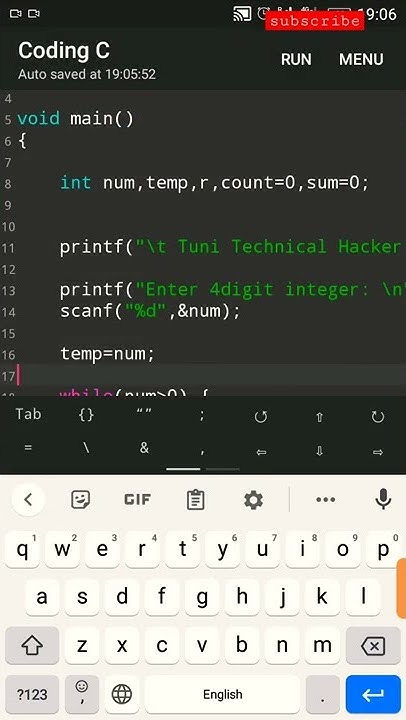 #54 check 4 digits Armstrong number in code for beginners #codes #coder - YouTube