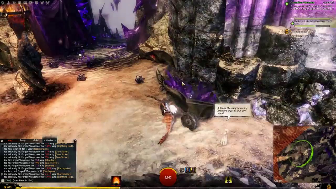 GW2 PoF Story with Weaver - Crystalline Memories Part 1 - YouTube