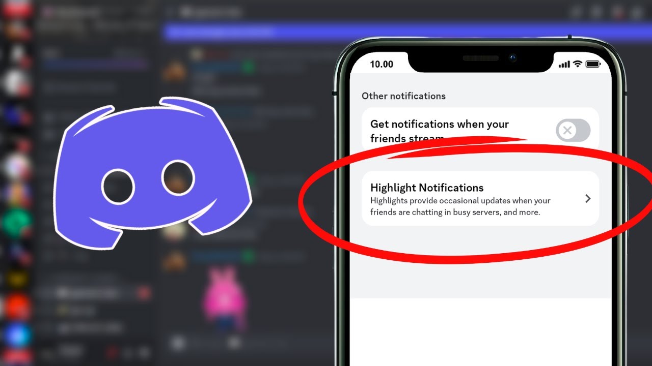 HOW TO ENABLE HIGHLIGHT NOTIFICATIONS OF ANY SERVER ON DISCORD - YouTube