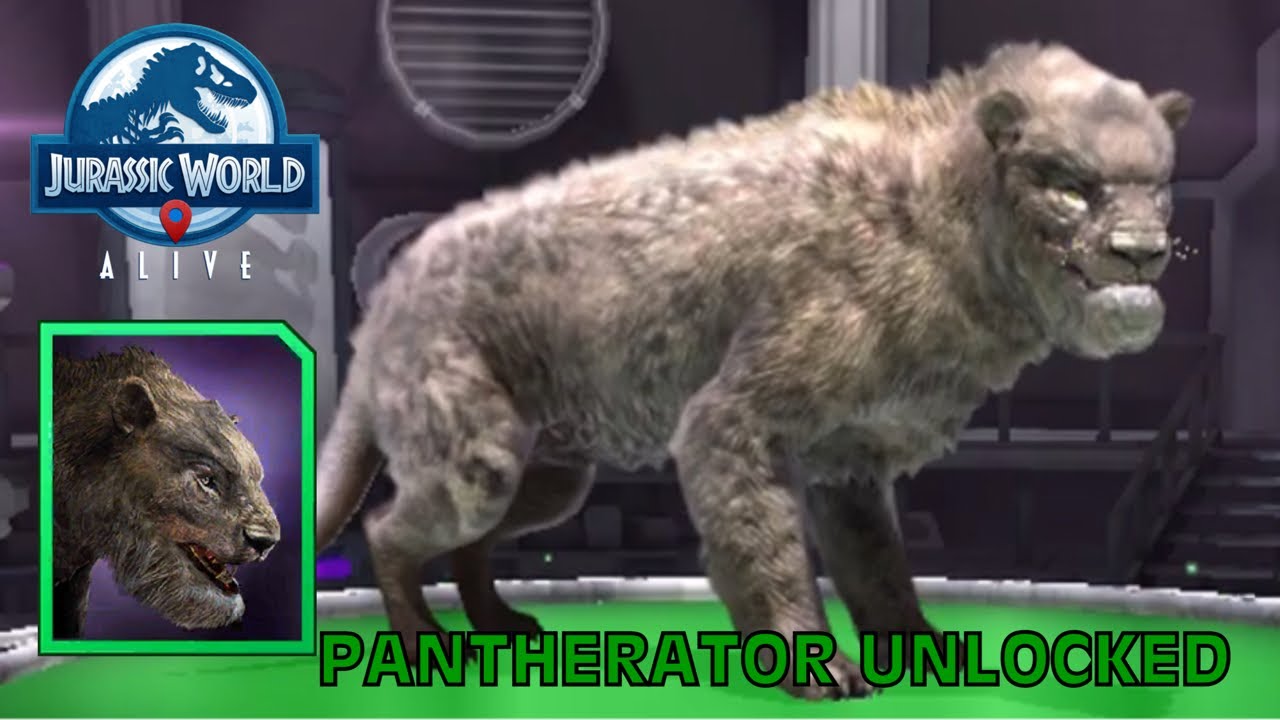Pantherator Unlocked - Jurassic World Alive - YouTube