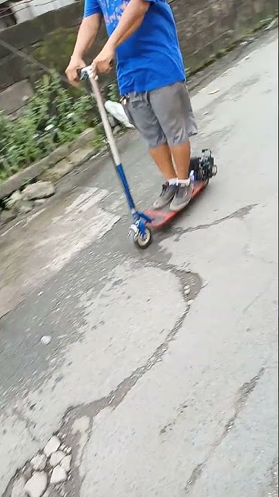 sunday ride 1989 California Goped sports classic stand up scooter zenoah G2D-58 2 stroke engine ...