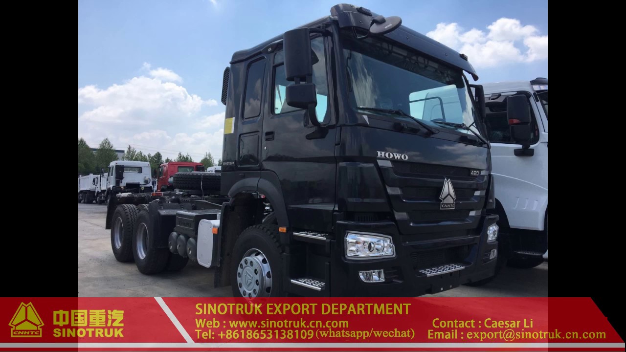Howo trailer truck for sale，Sinotruk howo 6x4 tractor, Howo sinotruk ...