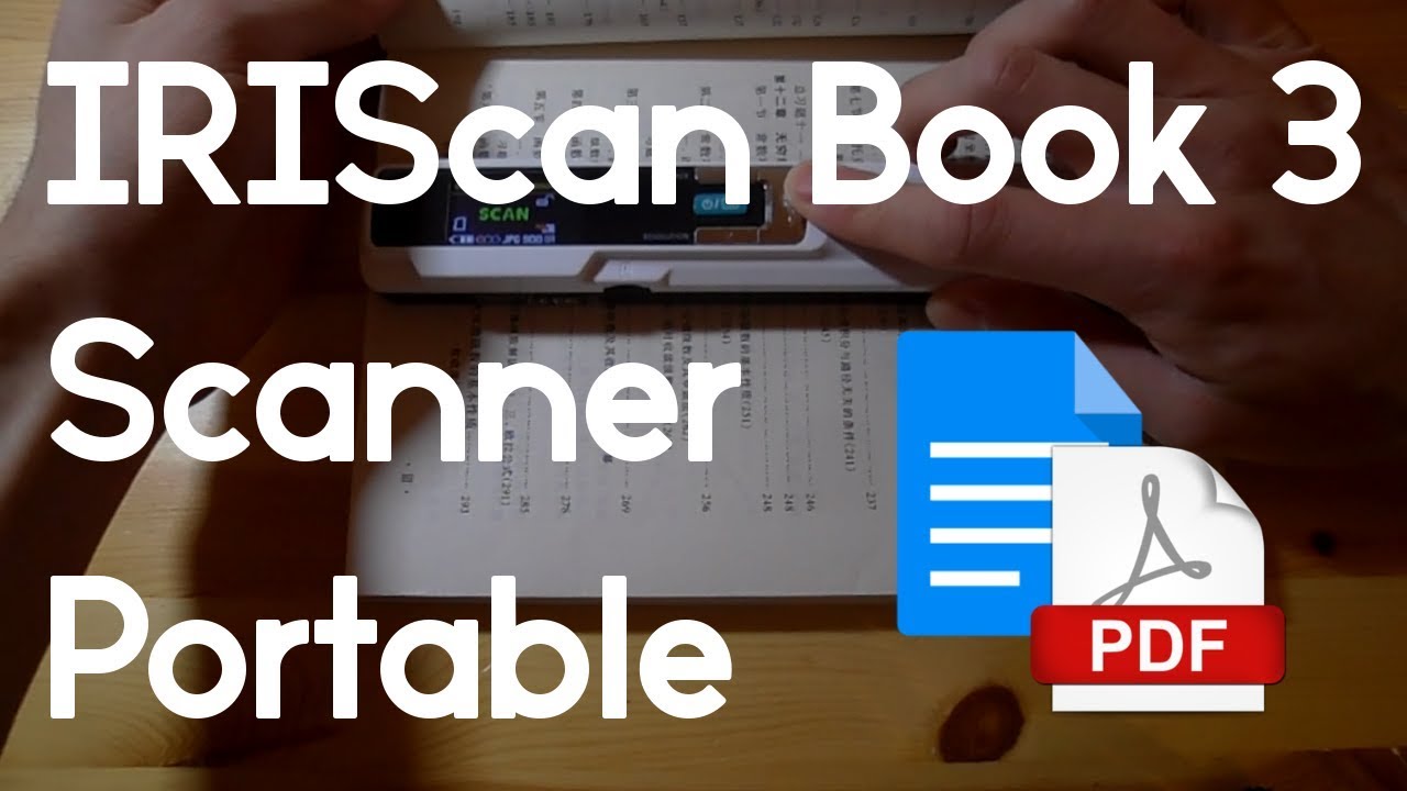 SCANNER SANS FIL ULTRA-COMPACT IRIScan Book 3 | Déballage & Test - YouTube