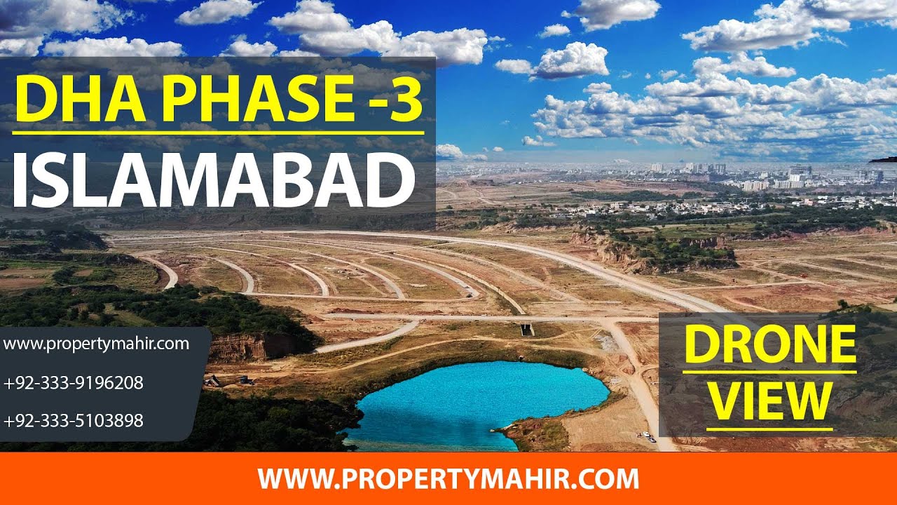 DHA PHASE 3 ISLAMABAD | LIVE DRONE VIEW | LOCATION PRICE AND ...
