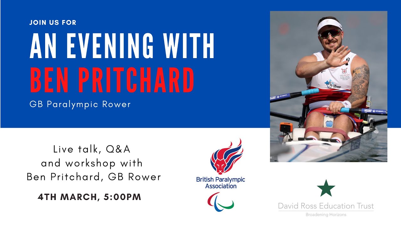 DRET Sport Live with Para-Rower Ben Pritchard - YouTube