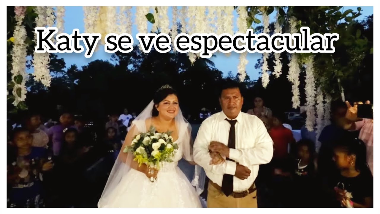 Katy zometa toda una princesa el día de su boda con Nelson quino - YouTube