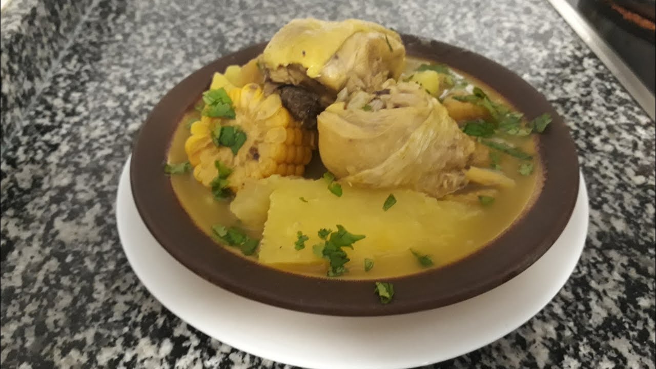 Como hacer un delicioso sancocho de gallina criolla - YouTube