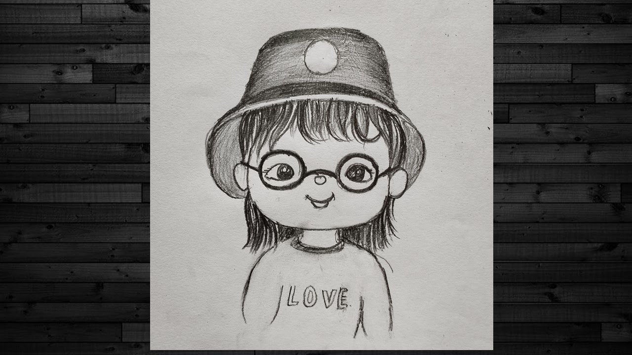 Cute Boy Sketch || Easy Boy Pencil Sketch Step by Step || Easy Drawing ...