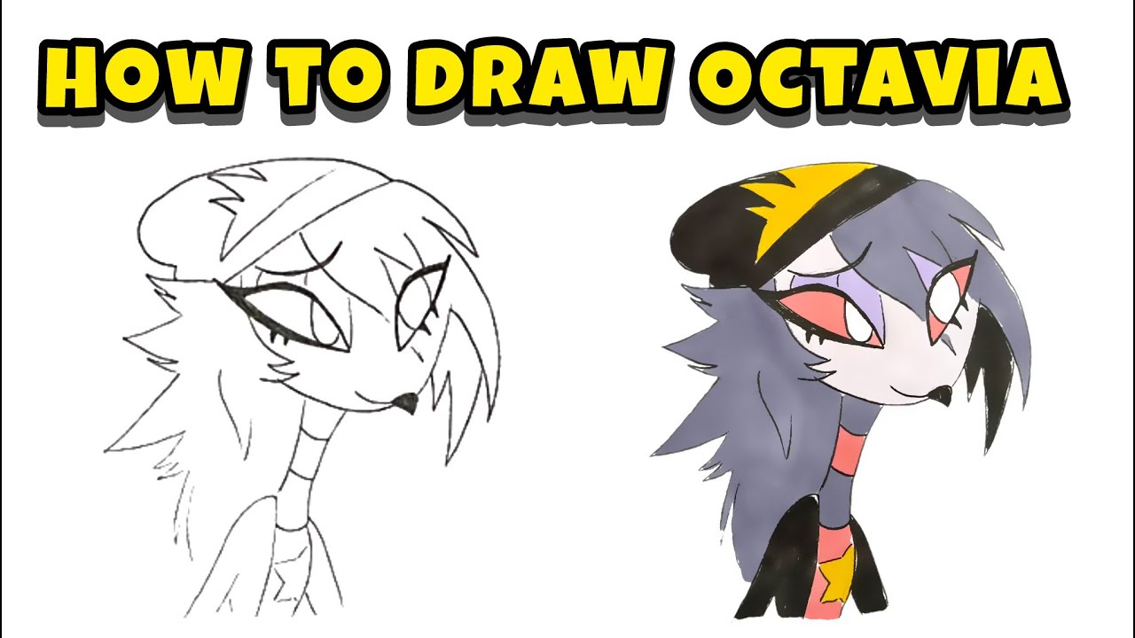 How to Draw Demon Octavia from Helluva Boss (Hazbin Hotel ...