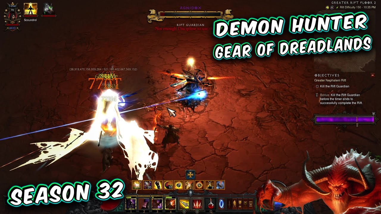 Diablo 3 | Demon Hunter | Gears of Dreadlands (GoD DH) Rank 18 #D3 #S32 ...