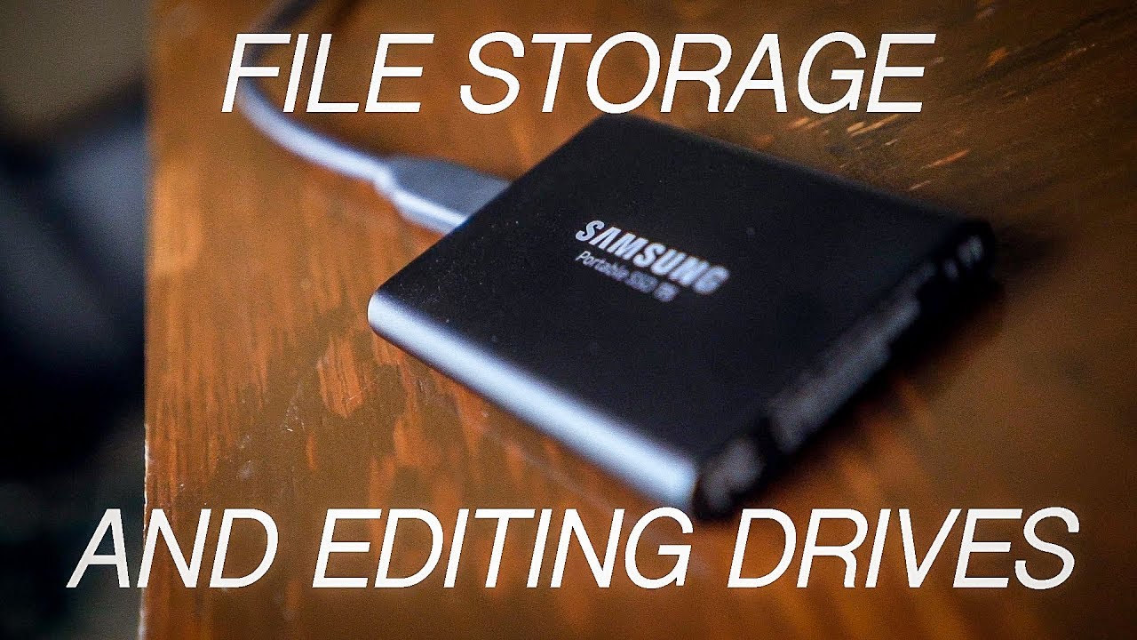 My VIDEO FILE STORAGE and EDITING Drive Setup - YouTube