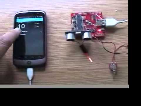 Android distance measurement accessory - YouTube