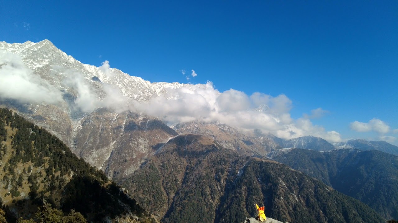 timelapse of triund top in Himachal Pradesh. #travelling #himachal ...