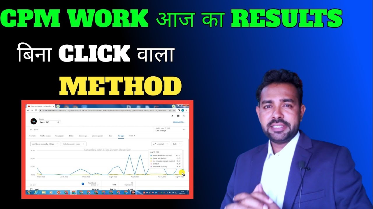 CPM Work Results No Click Method Easy Daily 10-15 Dollar 💵 | CPM RPM ...