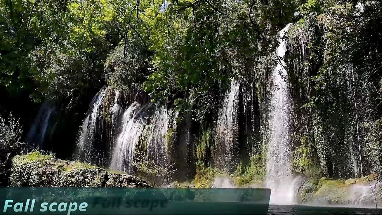 Fall scape 3 hour relaxing and soothing video, piano, guitar and ...