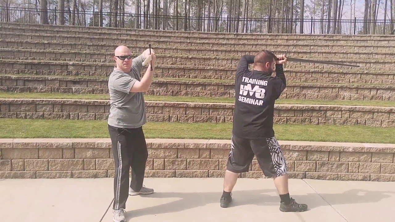 Basic German longsword stances - YouTube