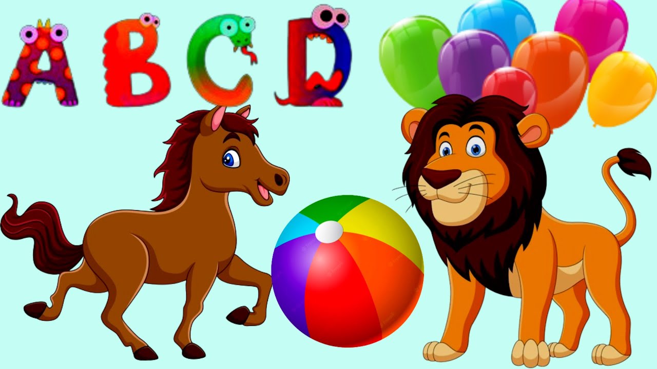 ABCD for kids | Basic English | 4 Letter Words | Toddlers | Reading ...