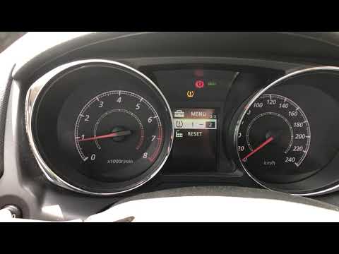 Mitsubishi ASX TPMS reset (Updated)