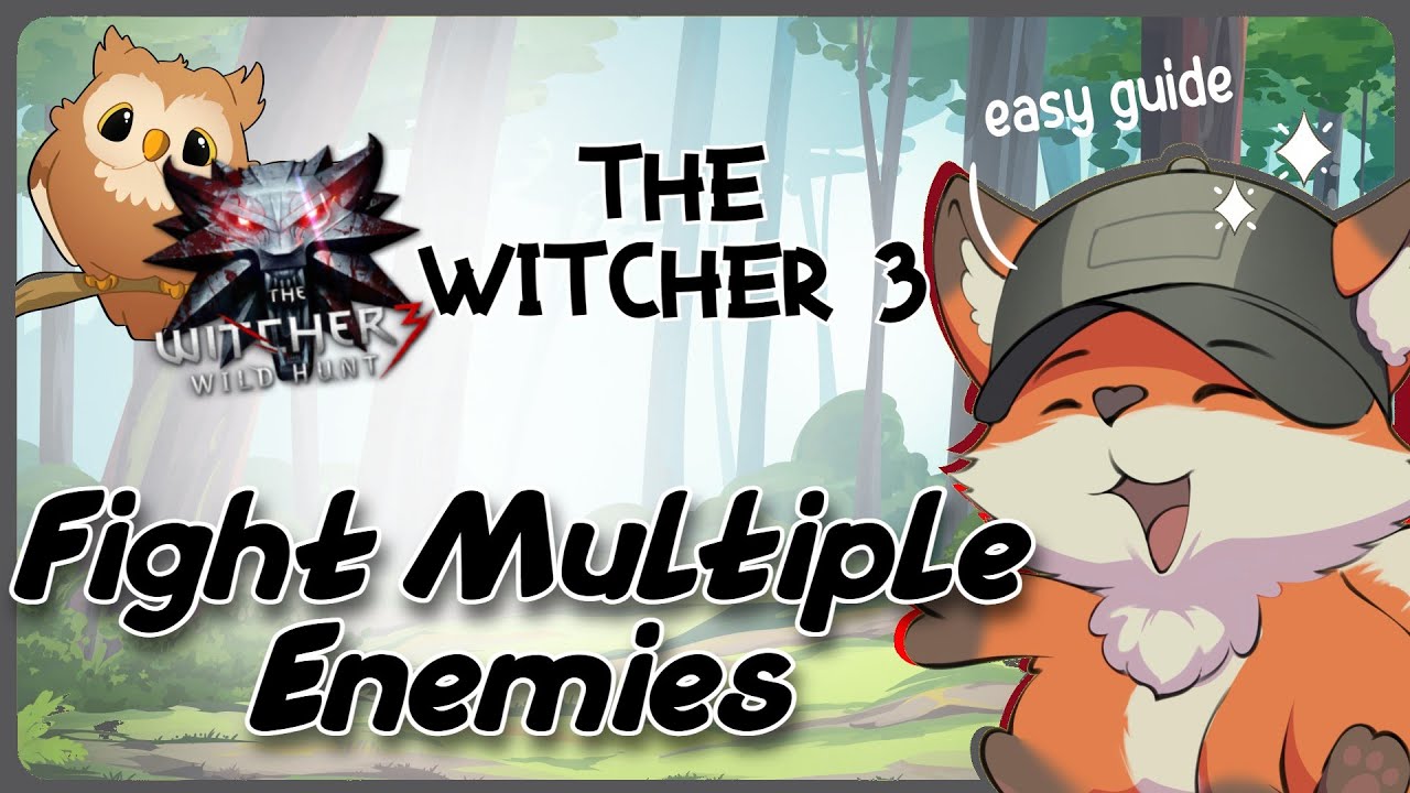 Witcher 3 How to Fight Multiple Enemies | GG - YouTube