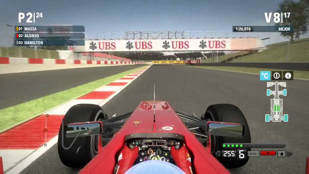 F1 GP España Carrera - Alonso On Fire (F1 2012 Gameplay) - YouTube